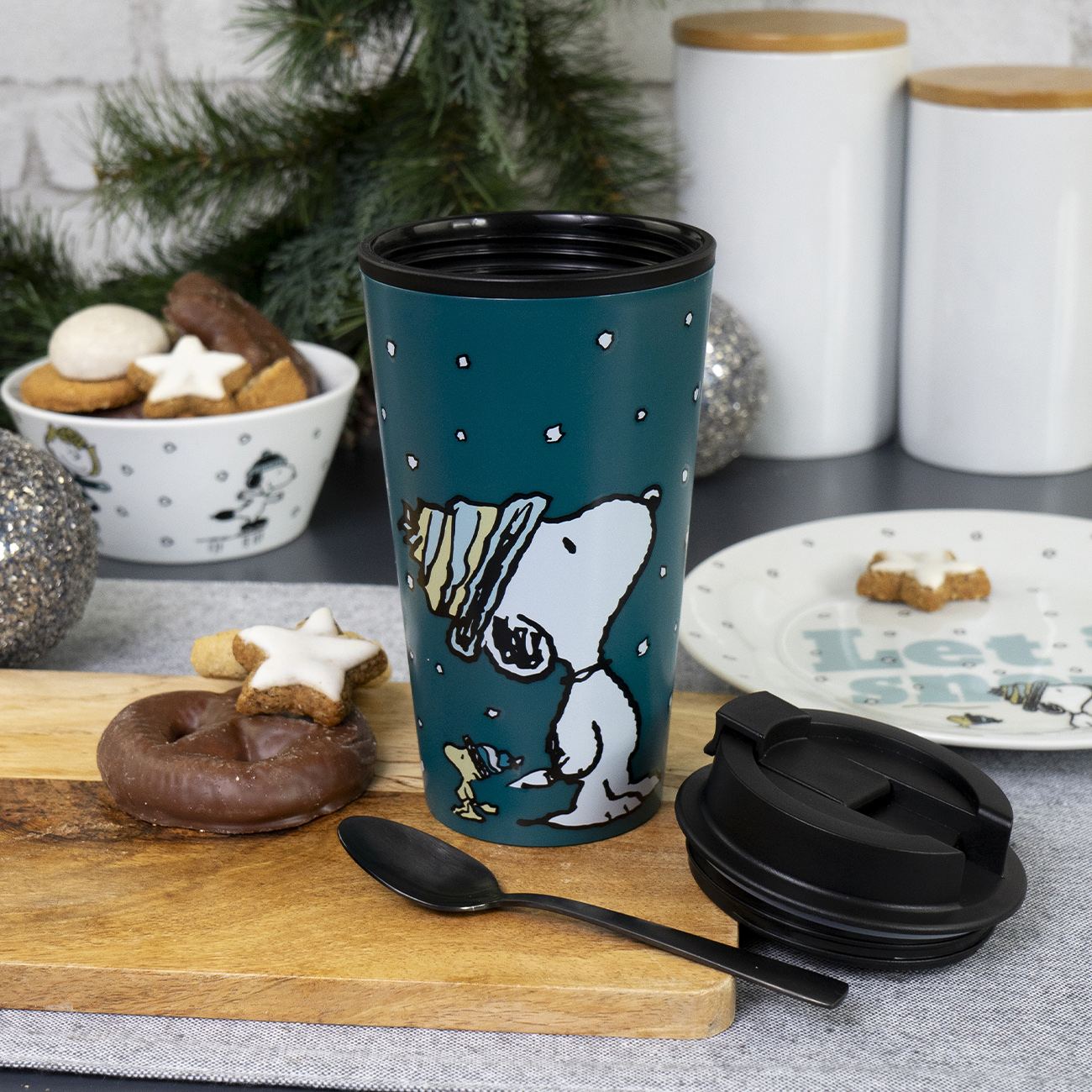 Coffee to go Becher Peanuts Winter 400ml | Coffee to go Becher ...